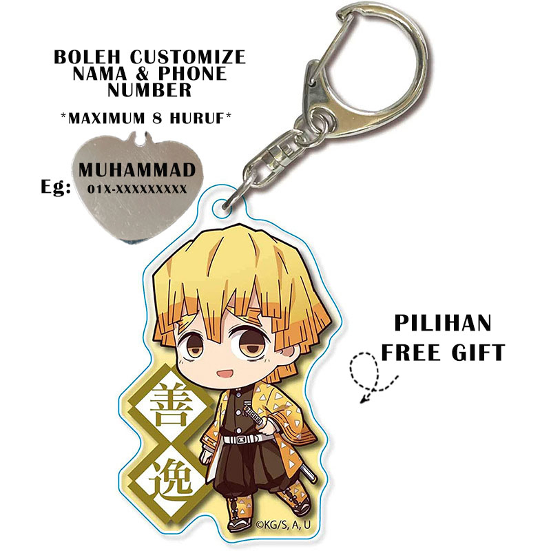 Mei Food Store Demon Slayer One Piece Oshi No Ko Keychains Kimetsu no ...