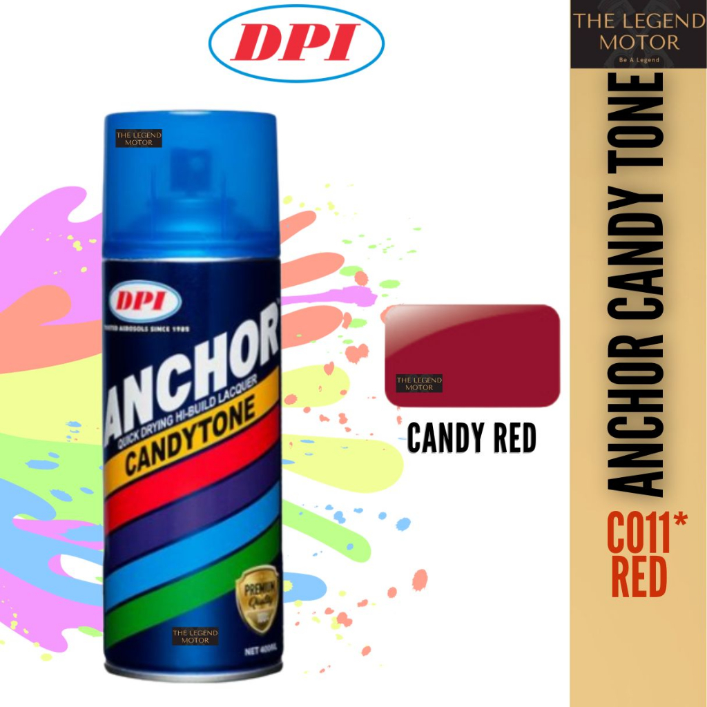 ANCHOR C011* C011 Candy Red Candy Merah Candy Tone CandyTone Can Spray ...