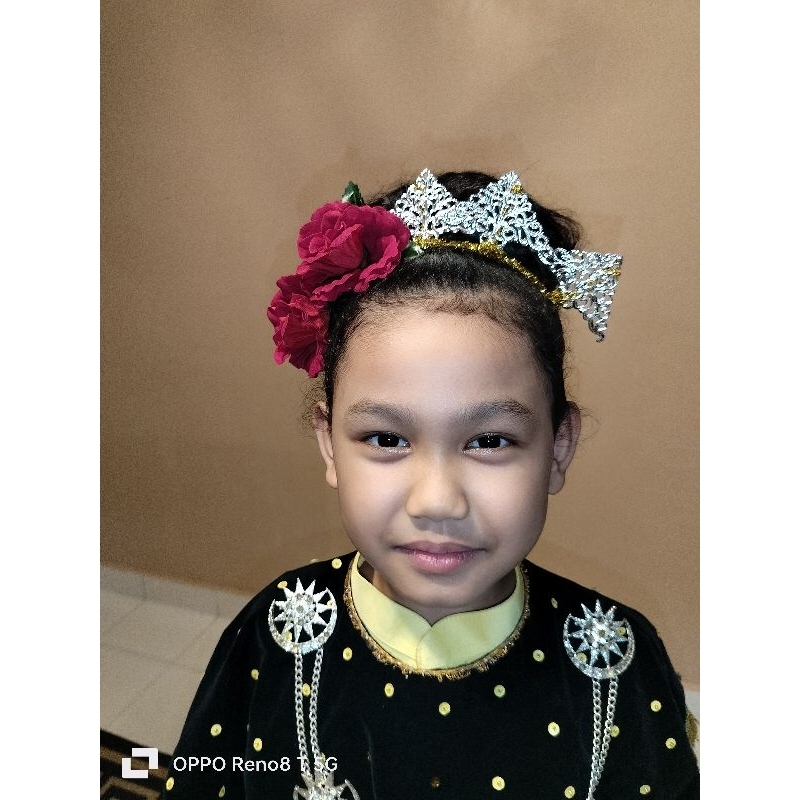 sanggul lintang red rose putri | Shopee Malaysia