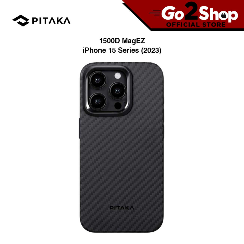 PITAKA 1500D MagEZ Case Pro 4 for iP 15 Series (2023) Cover Thin ...