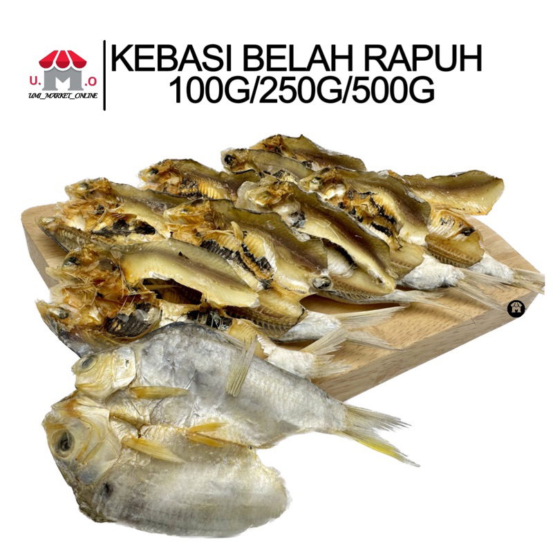 IKAN KERING KEBASI/SELANGAT BELAH BUATAN MUSLIM | Shopee Malaysia
