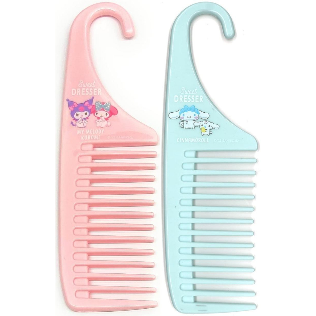 【Direct from Japan】Sanrio Wide Tooth Comb Shower Detangling Comb With Hook Bath Beauty Hair ...