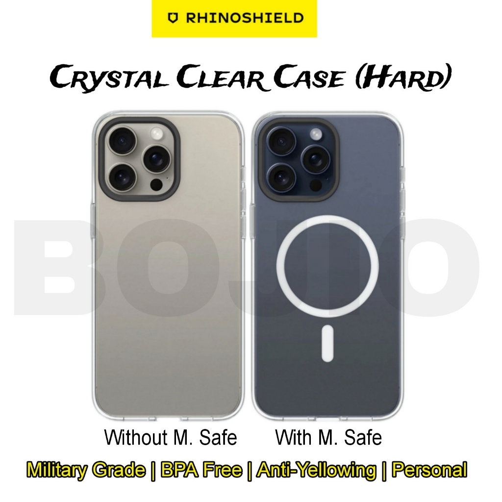 Rhinoshield Clear Case Hard For Iphone 15 Pro Max 15Pro 13ProMax ...