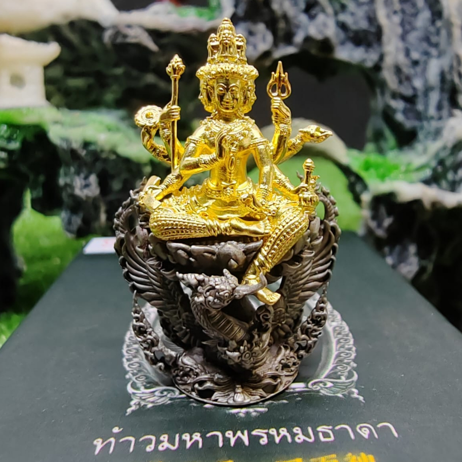 泰国佛牌 Item 9 Phra Prom Buddhist 大梵天王四面神 Lp Nikom Mass chanted 众僧念經大法会 ...