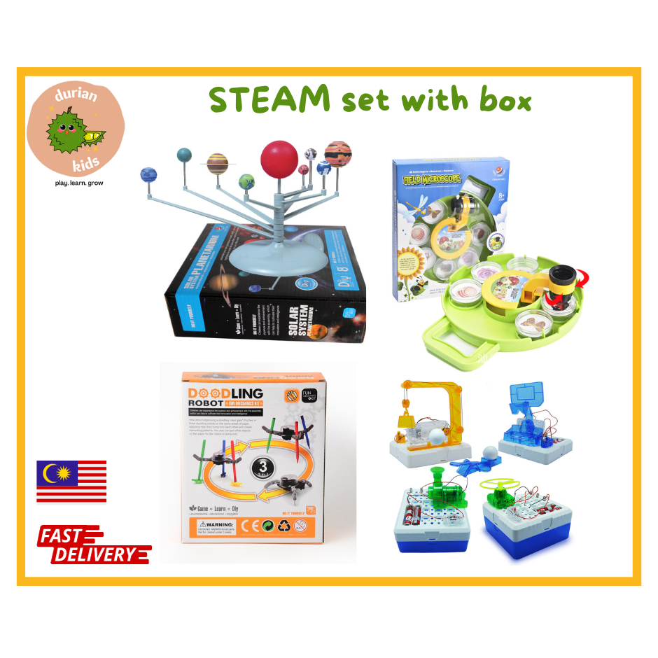 🚀Ready Stock🚀 STEAM Science DIY/ RBT Educational Set with box | Shopee ...