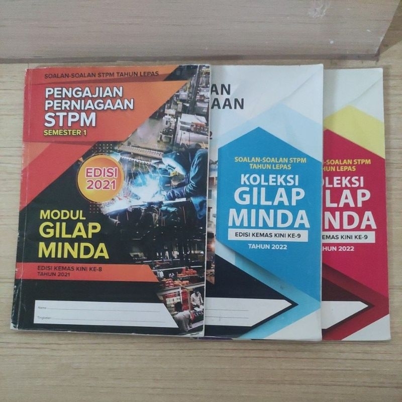 [USED]KOLEKSI MODUL GELAP MINDA STPM PENGAJIAN PERNIAGAAN SEMESTER 1 ...
