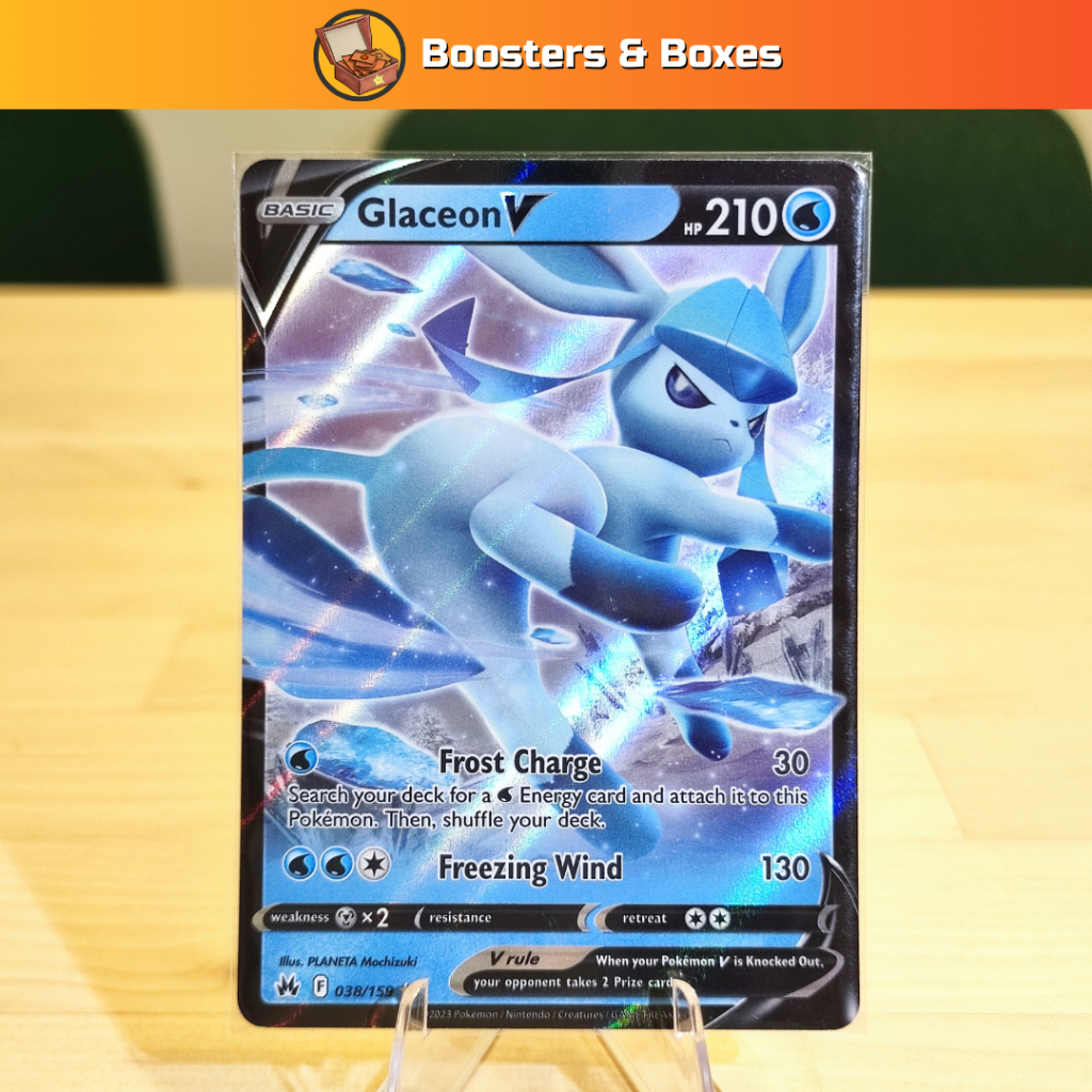 Glaceon V (038/159) [Crown Zenith] | Shopee Malaysia