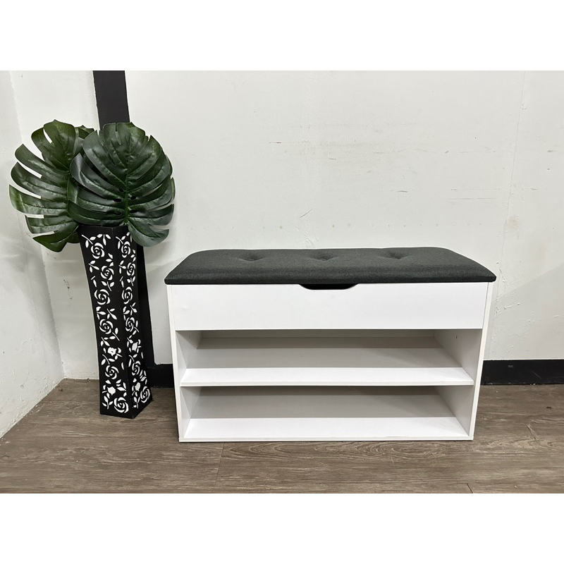 VC STORAGE CUSHION BENCH CHAIR SHOES CABINET | Shopee Malaysia