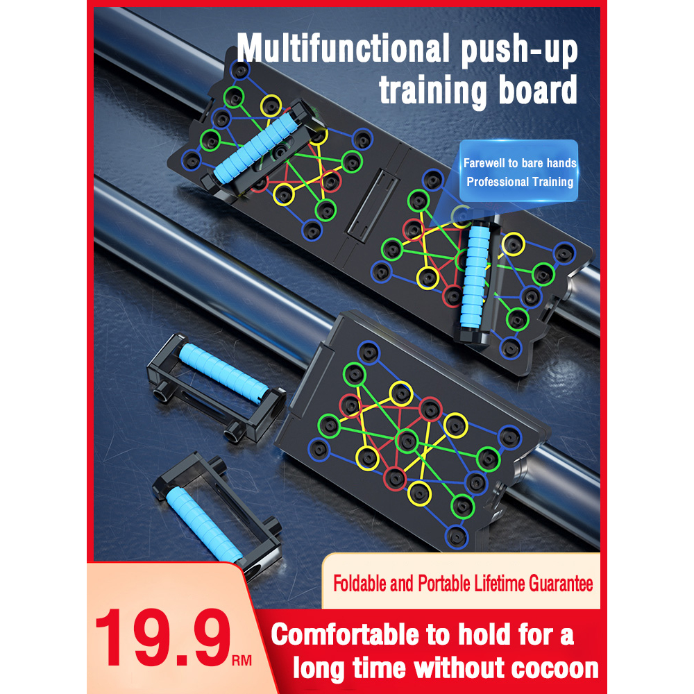 🔥Ready Stock🔥16 in1 34 holes Multifunction Push Up Board Training ...