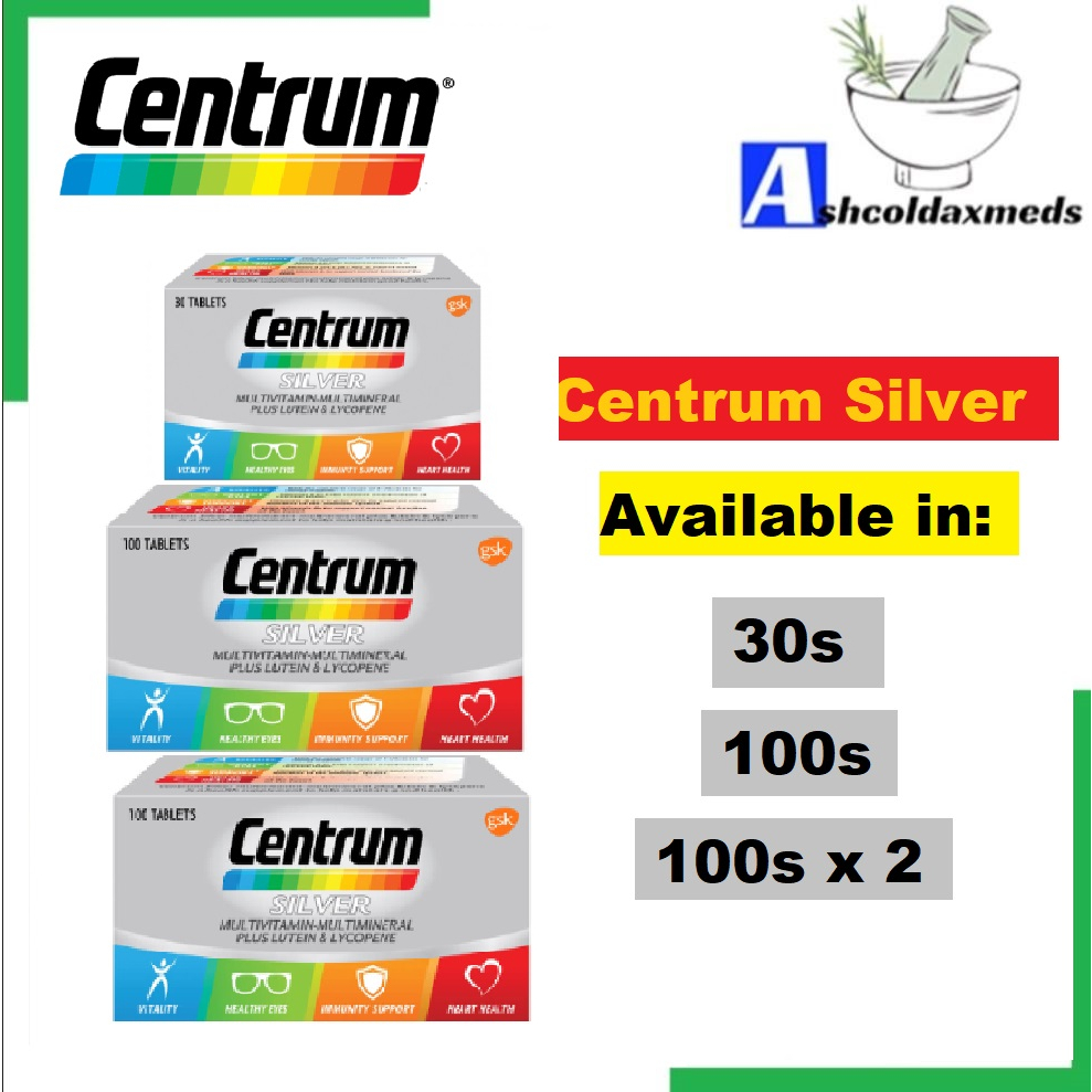 Centrum Silver 30s/ 100s / 100sx2 | Shopee Malaysia