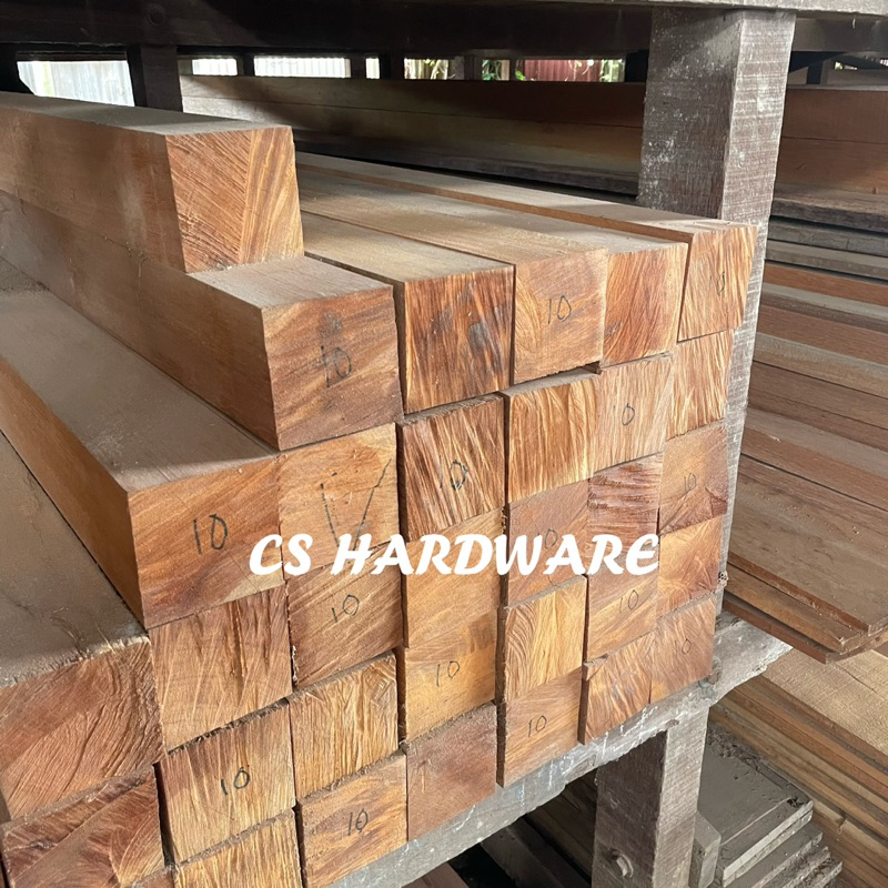4'' x 4'' Solid Kayu Meranti Jerit Wood Kayu - Siap Ketam (own Factory ...