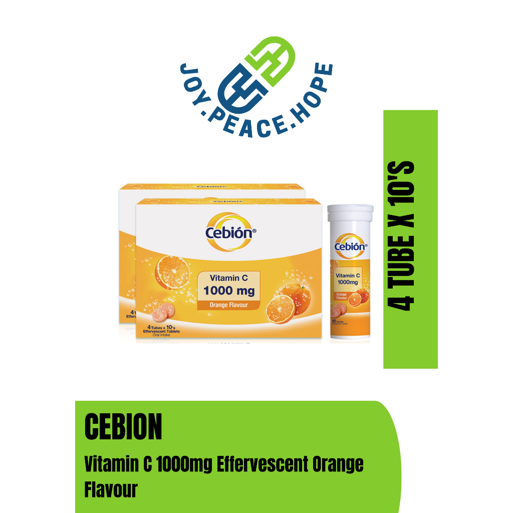 CEBION Vitamin C 1000mg Effervescent Orange Flavour | Shopee Malaysia