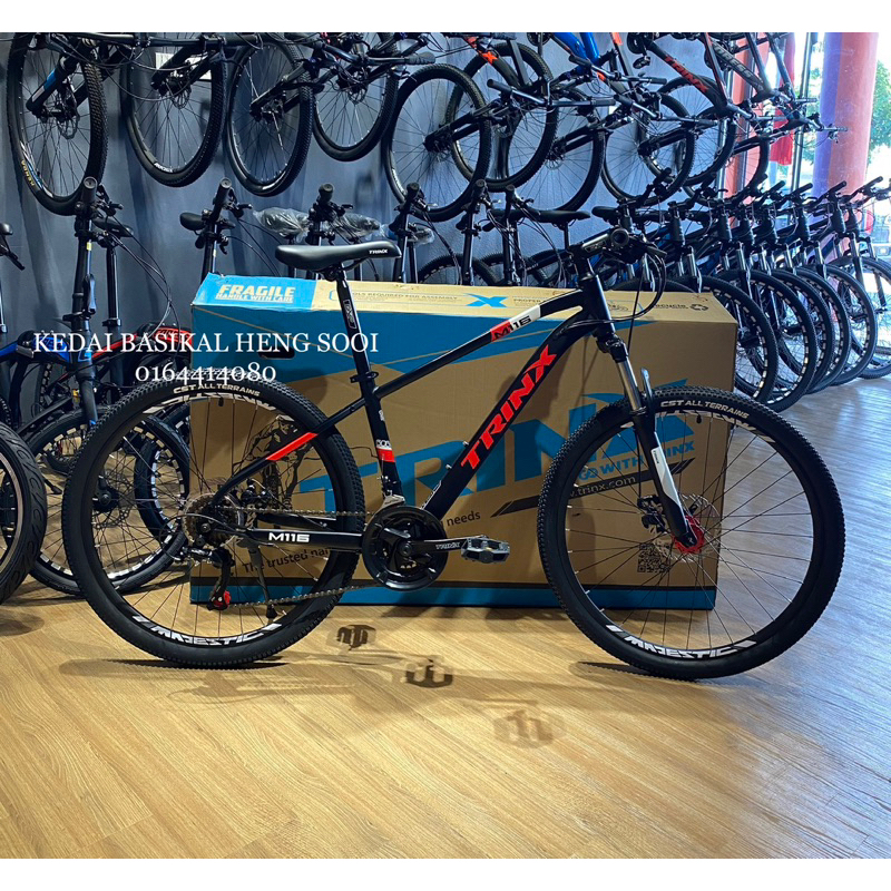 TRINX BIKE🔥(OFFER SEKARANG)🔥26”TRINX M116 ALLOY MTB 🇮🇹SHIMANO 21speed💥 | Shopee Malaysia