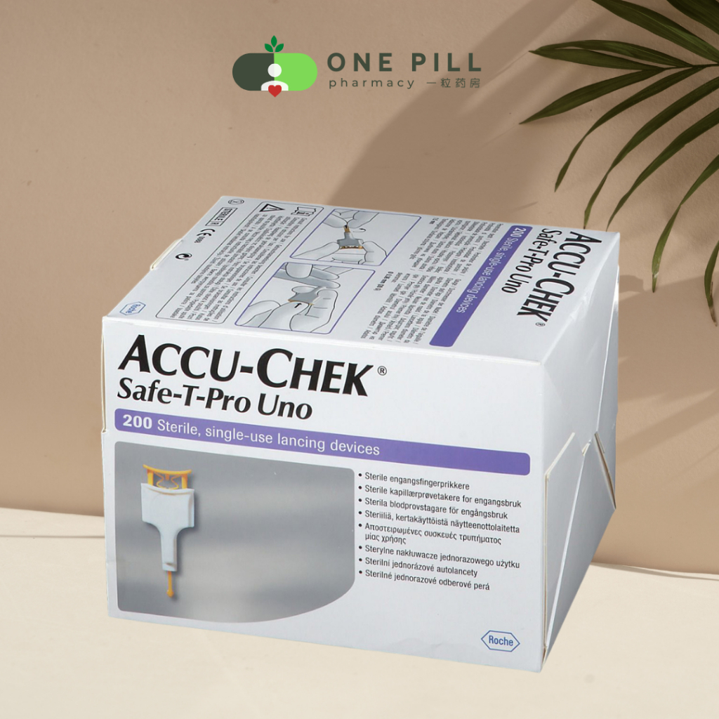 410Accu-Chek Safe-T-Pro Uno Sterile Single-Use Lancing Devices (200's ...