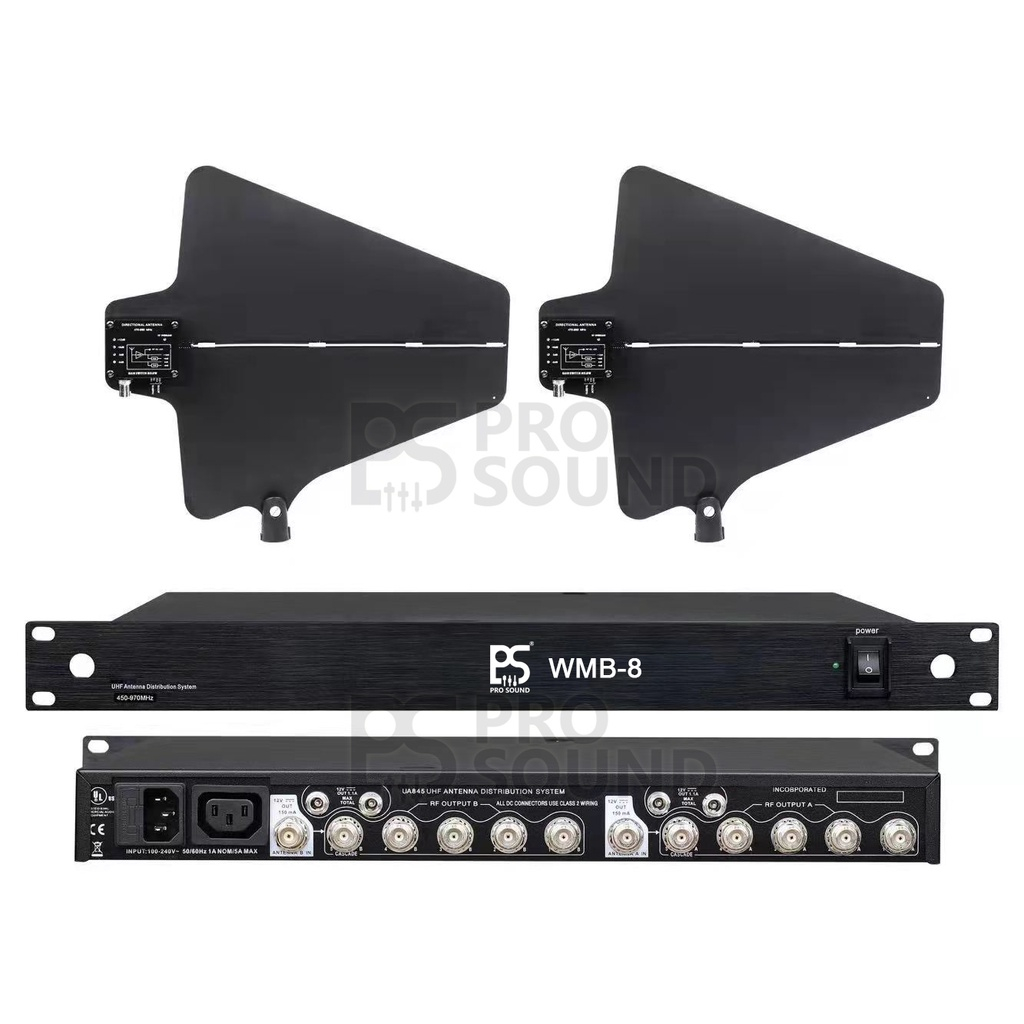 PS WMB-10 UHF Antenna Power Distribution System Amplifier RF Signals ...