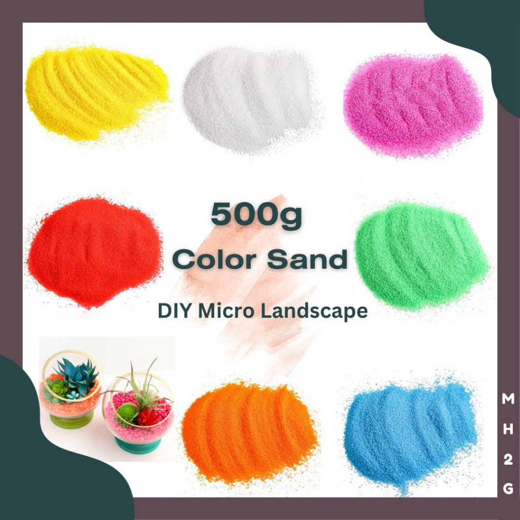 500G #10-20 Color Sand Aquarium Small Stone Rock Garden Art Nursery ...