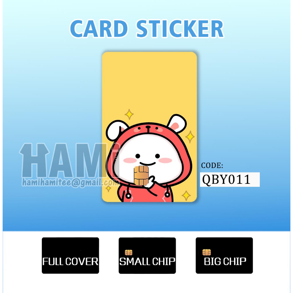 QUBY card sticker - QUBY touch n go card sticker - Quby card sticker ...