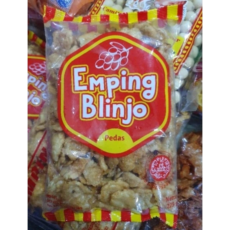 [READY STOCK] Emping Blinjo Manis Pedas 225g | Shopee Malaysia