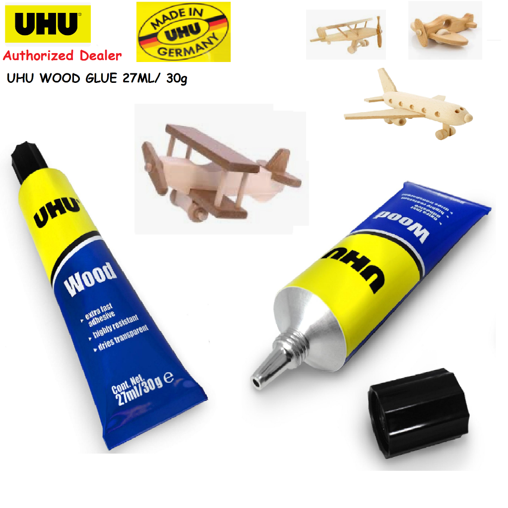 *ORIGINAL* UHU Glue Wood Gam Kayu 27ml/ 30g Made in Germany (37585 ...