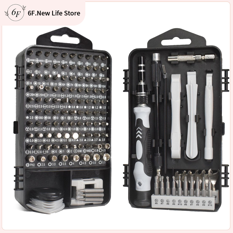 6F 🇲🇾 [READY STOCK] 115 in 1 Mini Magnetics DIY Repair Tool Kit PC Mobile Phone Precision ...