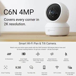Ezviz C6N 1080p 2MP / C6N 2K QHD 4MP / H6 3K 5MP / H6C Pro 1080p 2MP ...