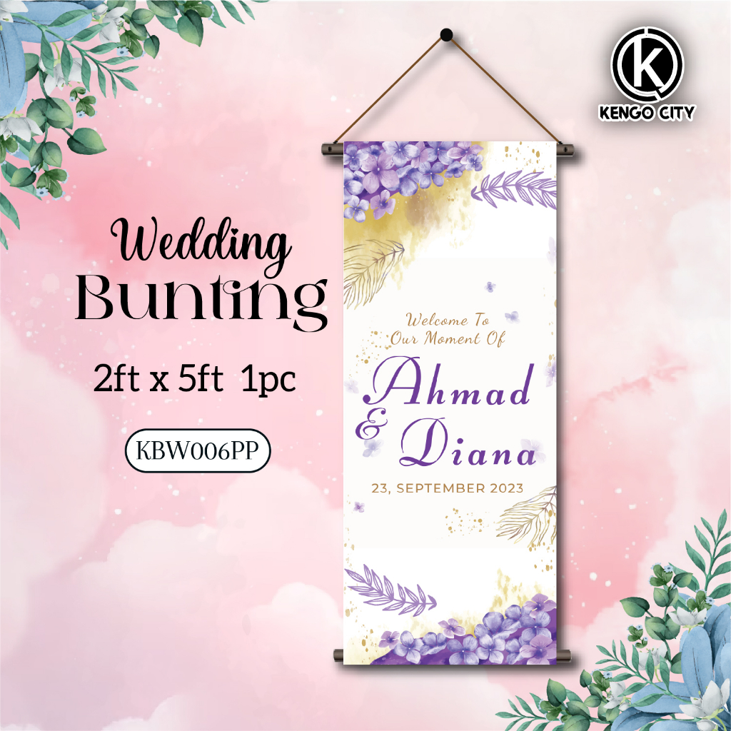 Bunting kahwin - Banting Kahwin - Wedding - Murah - Majlis Perkahwinan ...