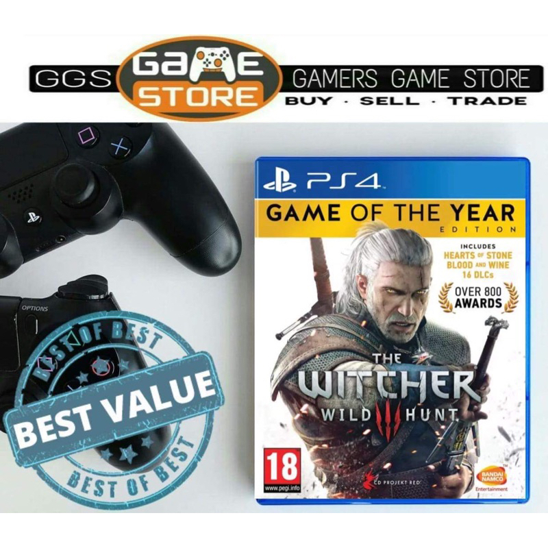 THE WITCHER 3 GAME OF THE YEAR / COMPLETE EDITION PS4 GAME ORIGINAL ...