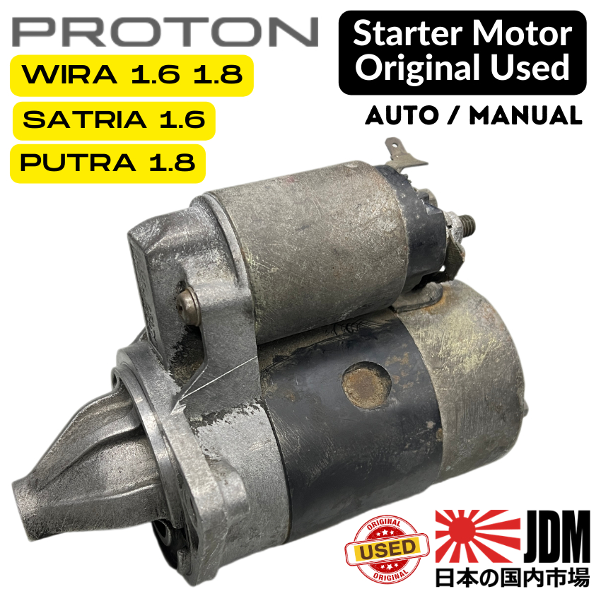 Starter Motor Auto Manual Original Used from Japan Fit For PROTON Wira ...