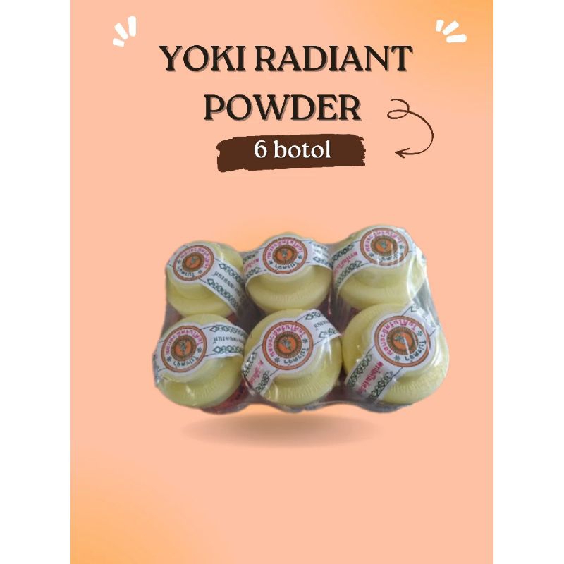 🇹🇭 (6pcs) 1 PAKET BEDAK GATAL SIAM / YOKI RADIANT POWDER | Shopee Malaysia