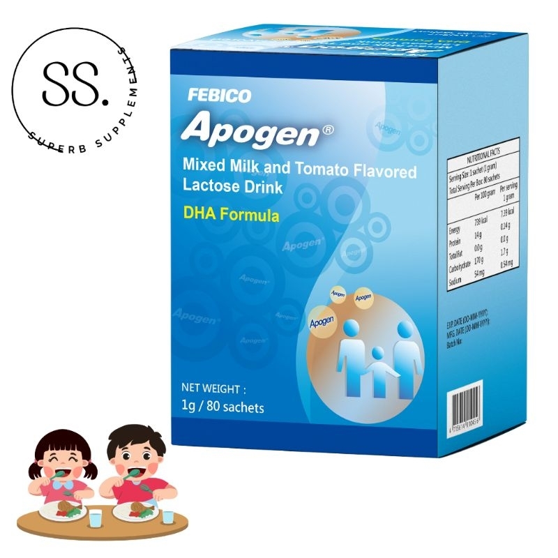 Apogen Children DHA Formula Apogen Granules 80s Box | Shopee Malaysia