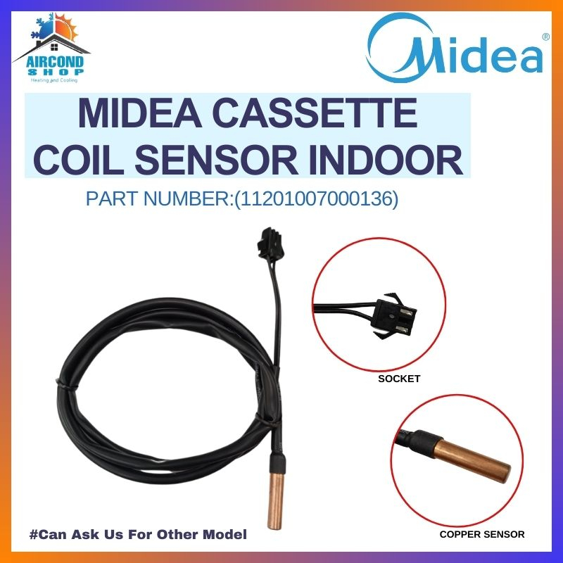 MIDEA CEILING CASSETTE COIL SENSOR INDOOR AIR CONDITIONER CEILING ...