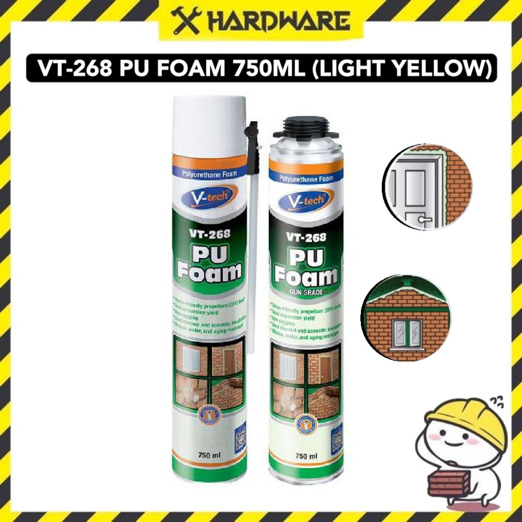 750ml V-Tech PU Foam Filler VT-268 / VTech PU Foam Filler VT268 ...