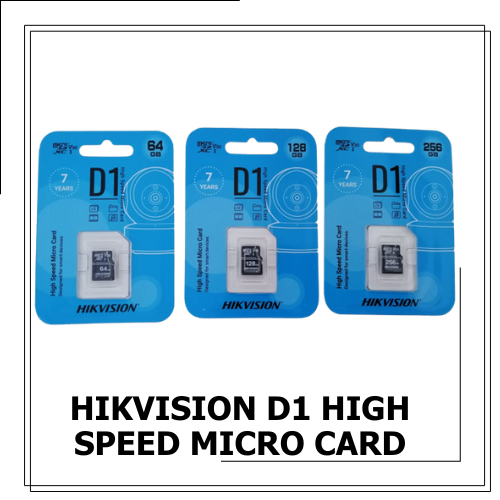 HIKVISION 64GB / 128GB / 256GB D1 CCTV MICRO SD CARD HIGH SPEED MICRO CARD | Shopee Malaysia