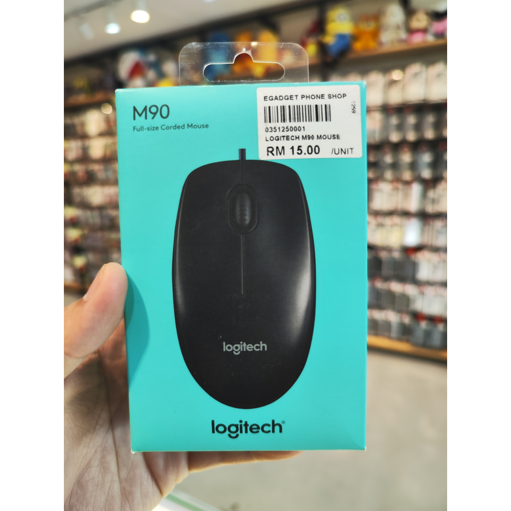 Logitech M90 Full-size Corded Mouse Wired USB | Shopee Malaysia