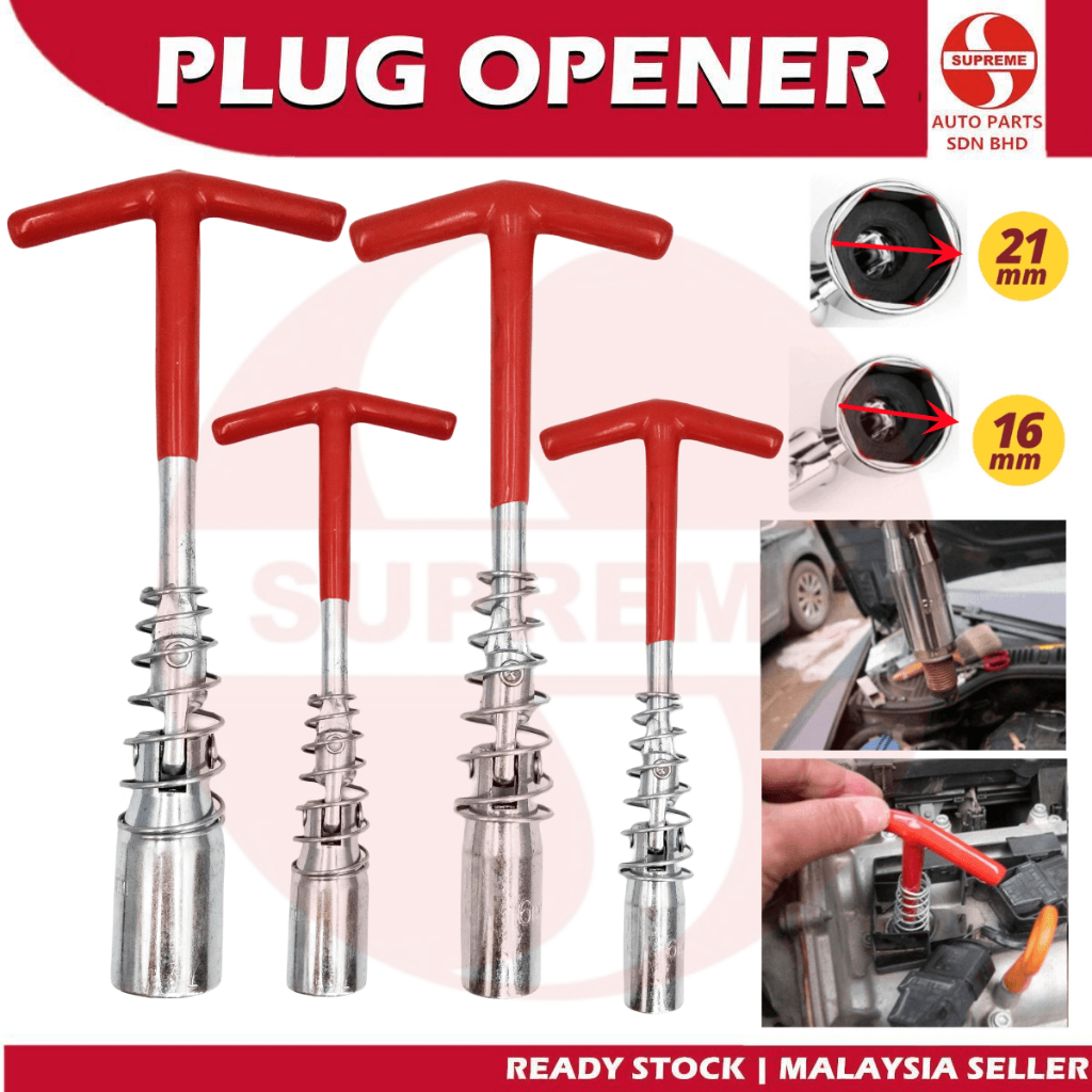 S2U Spark Plug Opener Removal Tool Universal T-Handle Honda Nissan ...