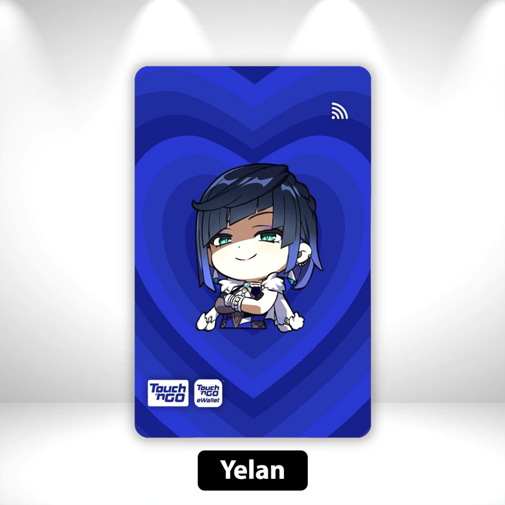 [Genshin Impact] Yelan - Sticker TNG NFC Card Skincard Genshin Impact ...