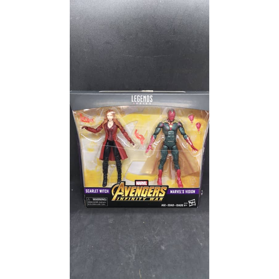 Marvel Legends MCU Avengers Infinity War Scarlet Witch & Vision ...