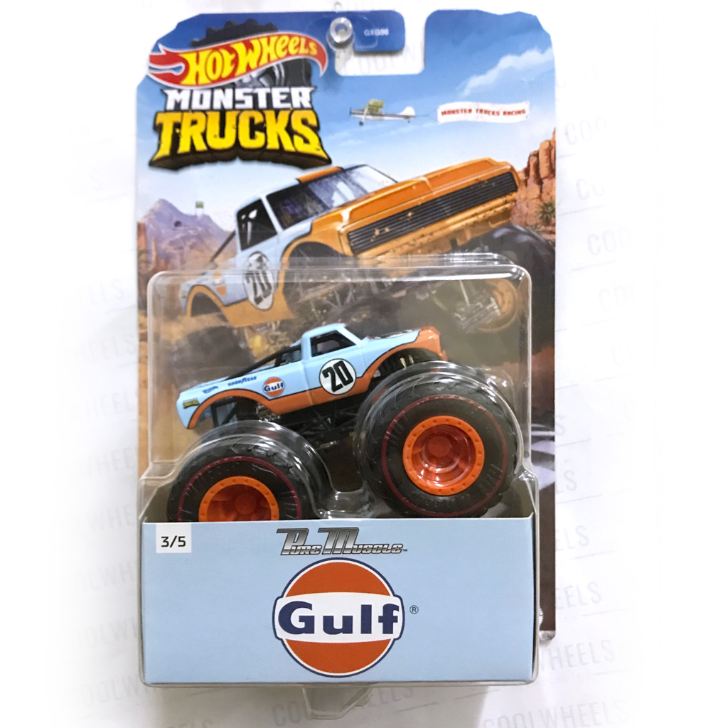 Hot Wheels 2020 Monster Trucks Racing Series Pure Muscle - Gulf | Shopee Malaysia