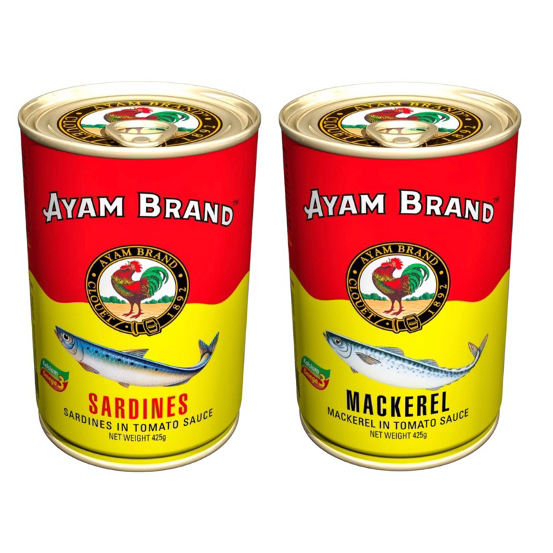 Ayam Brand Sardines Mackerel Mackerel Cili in Tomato Sauce 425g | Shopee Malaysia