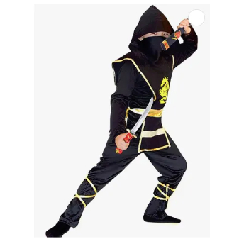 Premium Quality Ninja Halloween Costume for Boys for Child Dress up ...