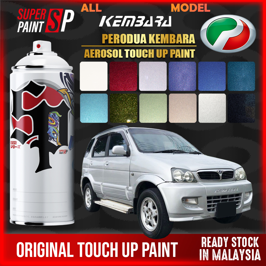 PERODUA KEMBARA 】 Touch Up Paint Aerosol 🚗 DIY Spray 370ml Cat Spray ...
