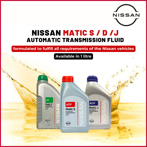 Nissan ATF Matic D / Matic J / Matic S Gear Oil (1L) Minyak Gearbox ...
