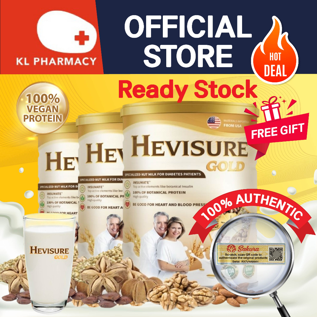 [3 Tins Hevisure][PHARMACY STOCK][100%ORIGINAL][READY STOCK] Hevisure ...