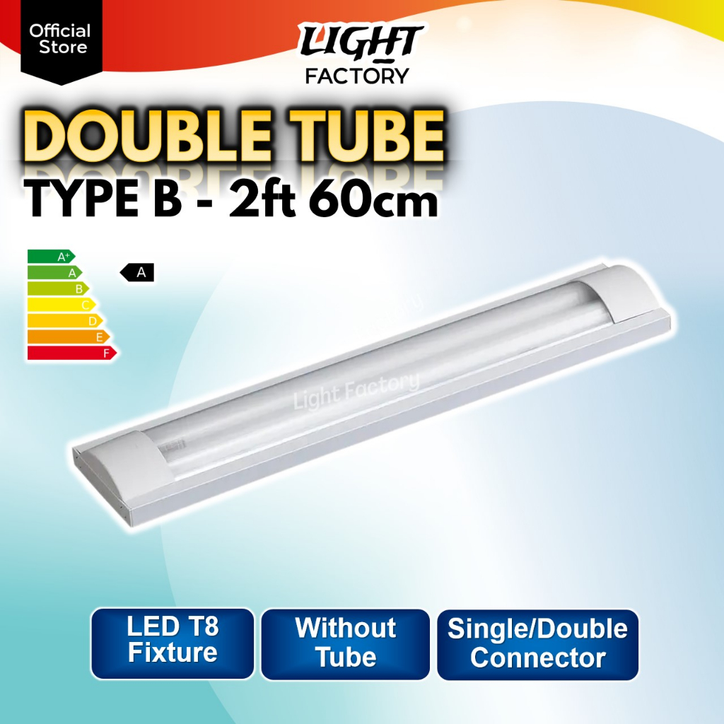 LED T8 Louver Fitting T8 Fitting Single Circuit Double Circuit Frosted ...