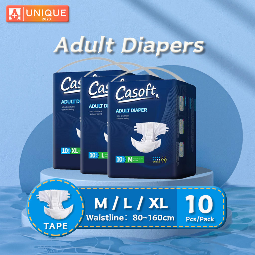 【Buy 1 Take 1】Casoft Adult Diapers Tape for Senior Elderly Men Women ...