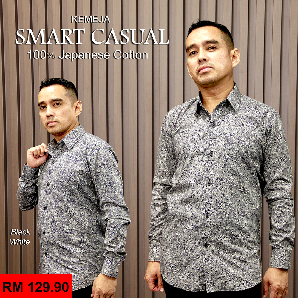 KEMEJA SMART CASUAL JAPANESE COTTON | Shopee Malaysia