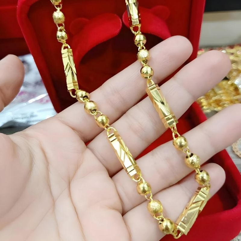 💋 NECKLACE EMAS KOREA COP 916 @ 999 ( RANTAI LEHER ) 💋 | Shopee Malaysia