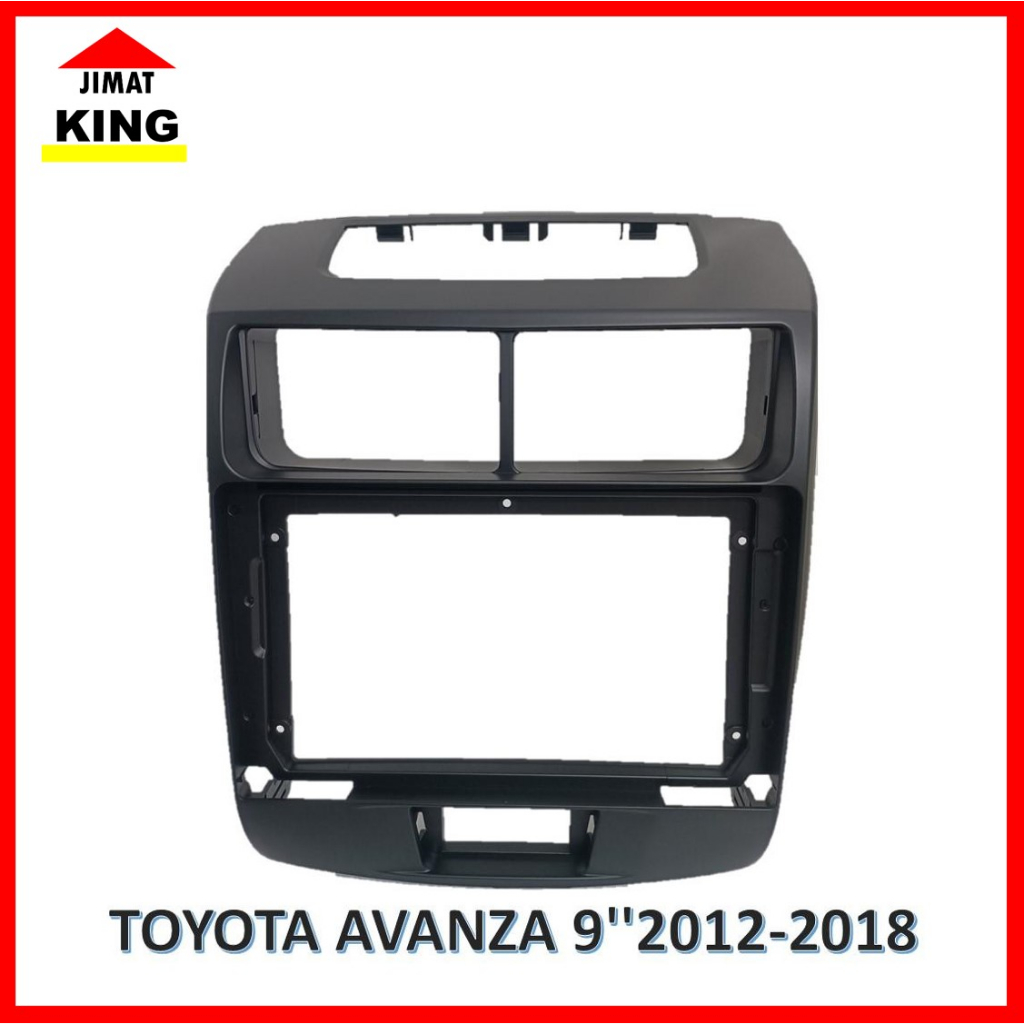 Android Player Casing TOYOTA AVANZA 9''-2012-2018-BLACK (WIth PNP ...