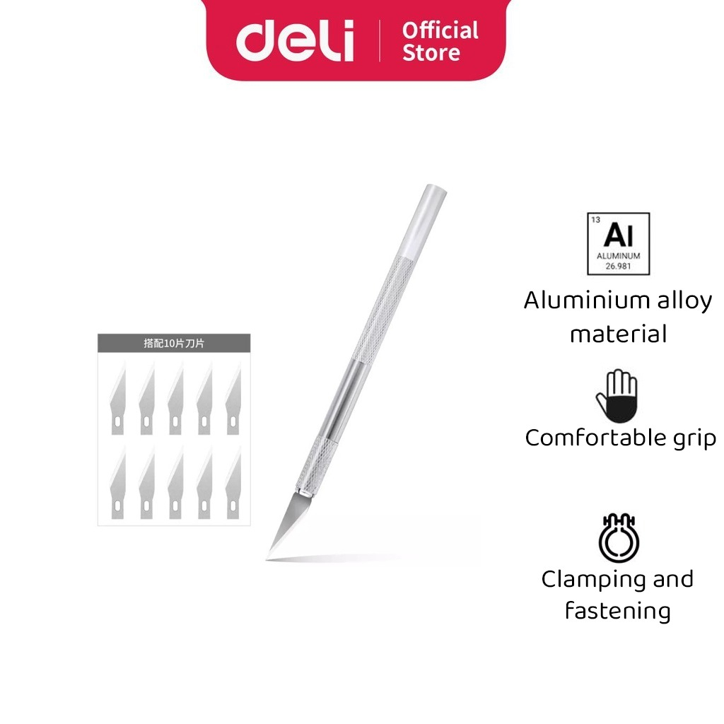 Deli Tools DL359101A Carving Knife 145mm SK5 Blade Aluminum Alloy ...