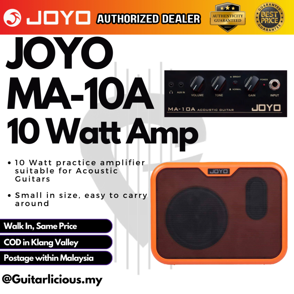 JOYO 10watt Portable Acoustic Amplifier ( MA-10A / MA10 / MA10A / MA ...